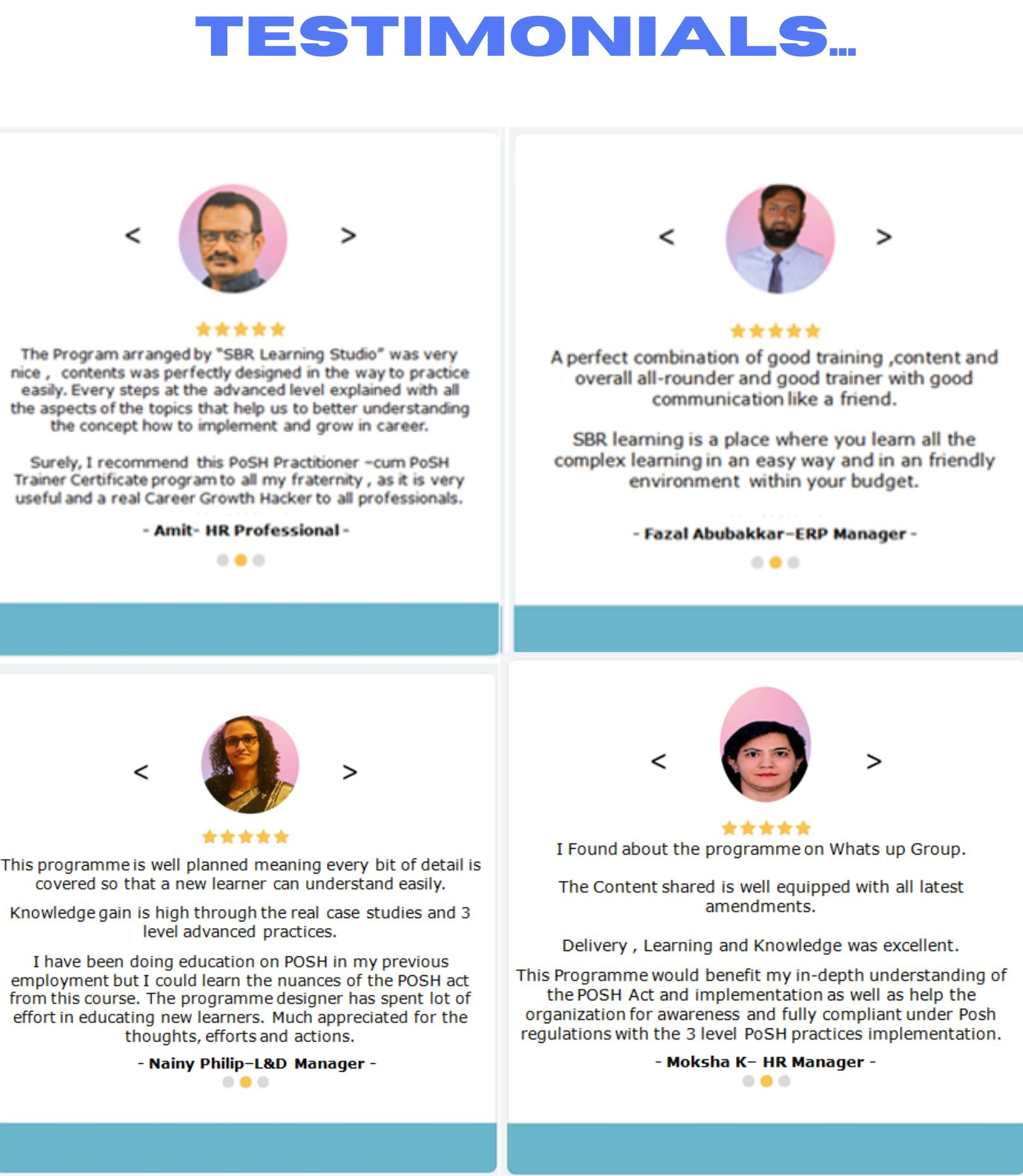 POSH Training, HR onlince Course, Become POSH trainer