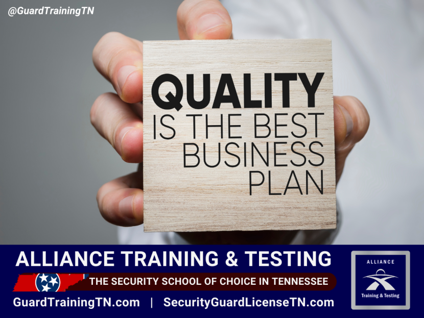 Alliance Training and Testing Commitment to Quality
